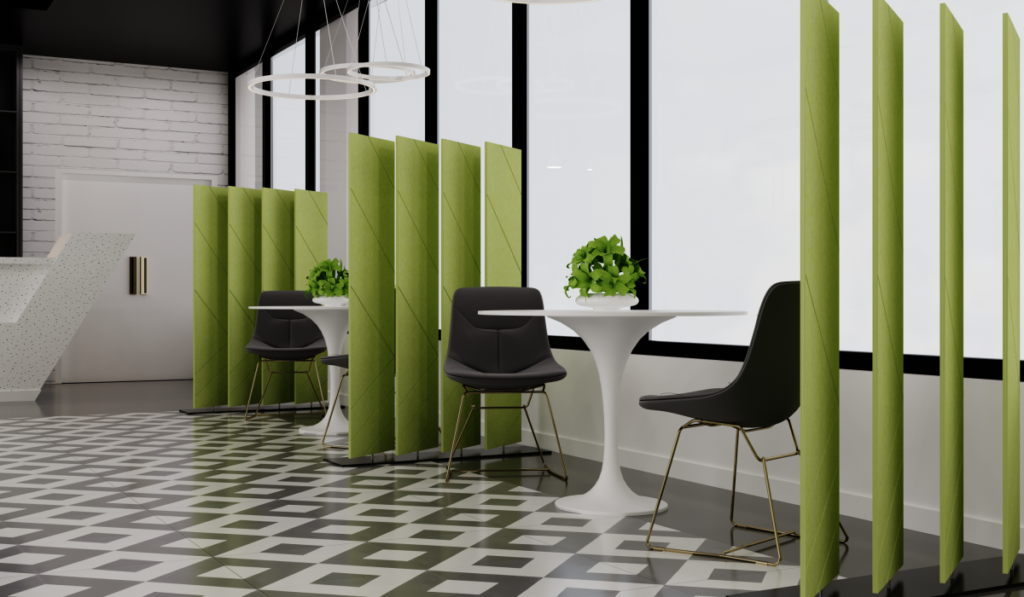 Tilt Board Divider - Acoustic Solutions | Unidus Acoustics