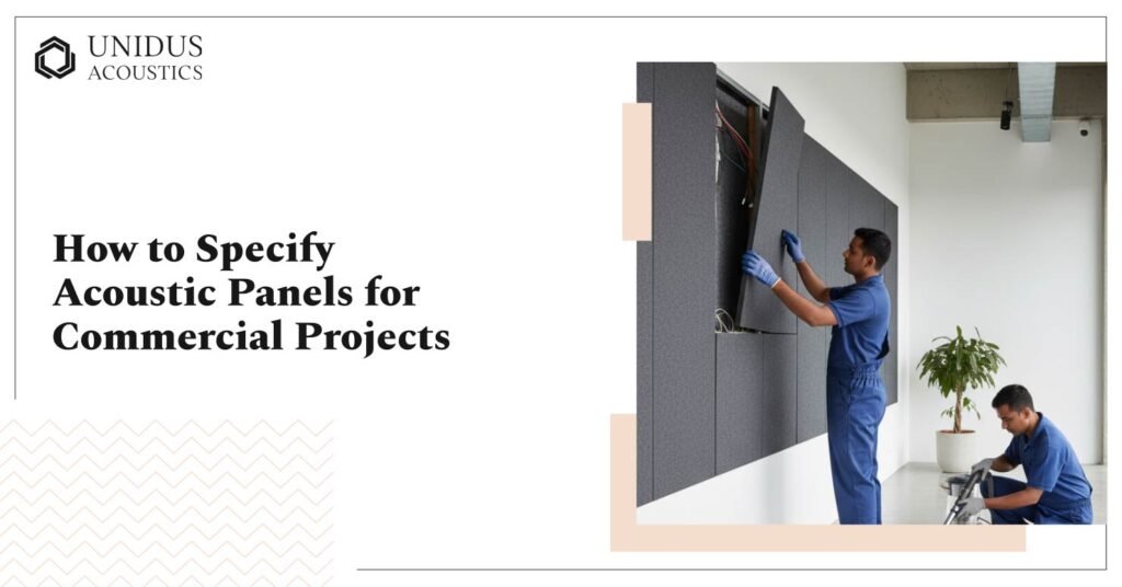How to Specify Acoustic Panels for Commercial Projects - Unidus Acoustics