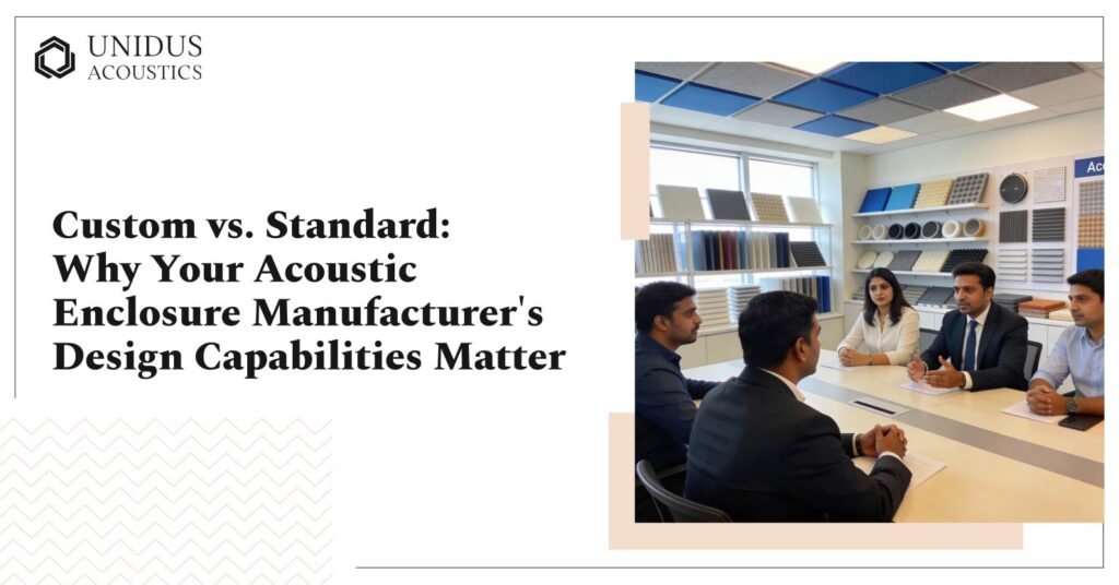 Why Acoustic Enclosure Manufacturer's Design Capabilities Matter