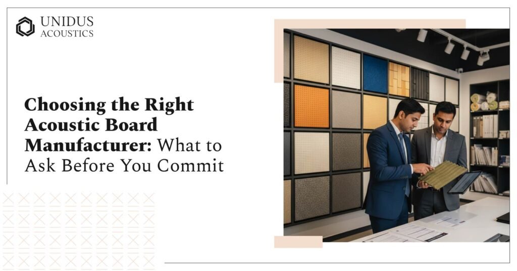 Choosing the Right Acoustic Board Manufacturer: What to Ask Before You ...
